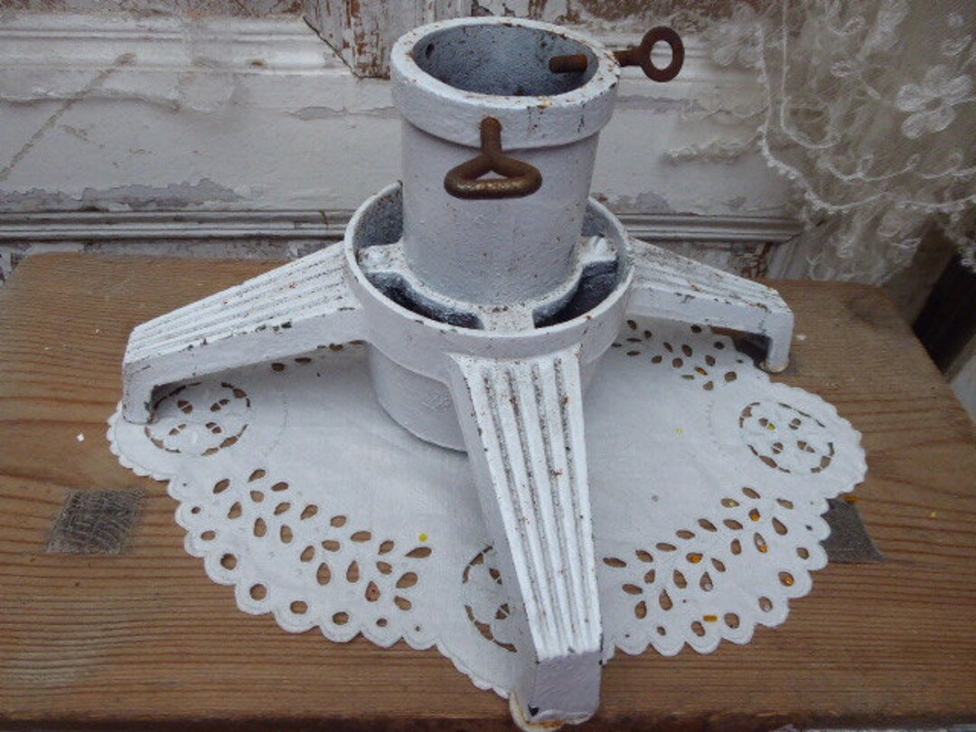 Antique Tree Stand Cast Iron Fir Tree Stand Christmas Tree - Etsy