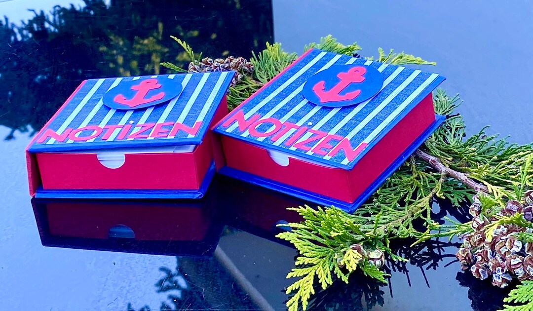 Notepad Box With Calendar and Greeting Card - Etsy