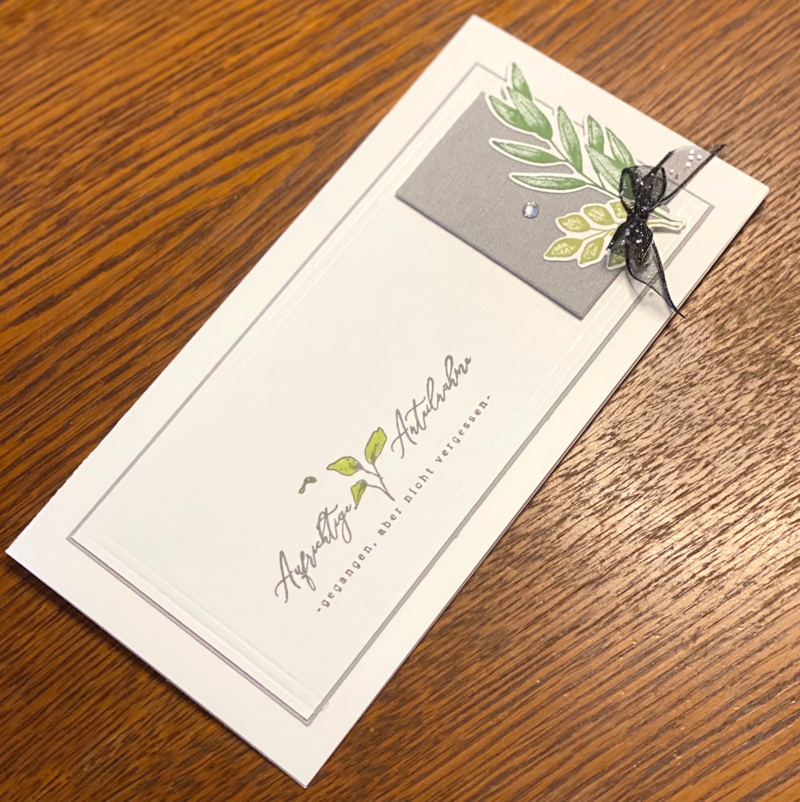 Condolence Card Condolence Card Mourning Card Money Card - Etsy UK