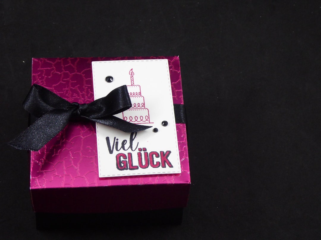 Cute Glamorous Box in Black With a Kiss Red Lid - Etsy