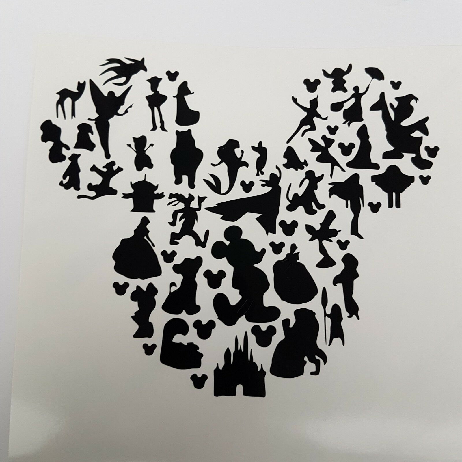 Disney vinyl decal all your favourite characters in one decal Home ...