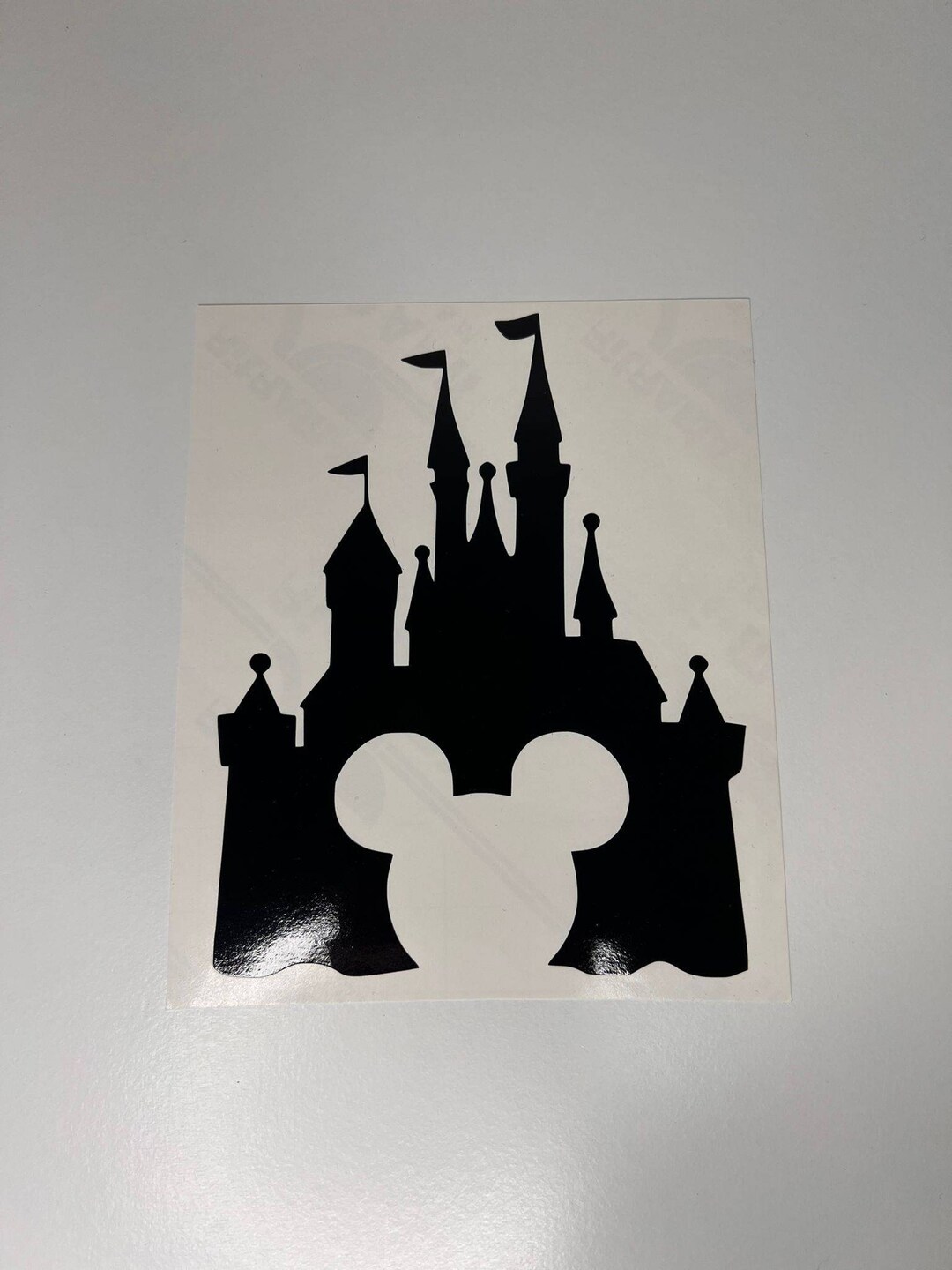 Disney Vinyl Decal Mickey Mouse Castle - Etsy