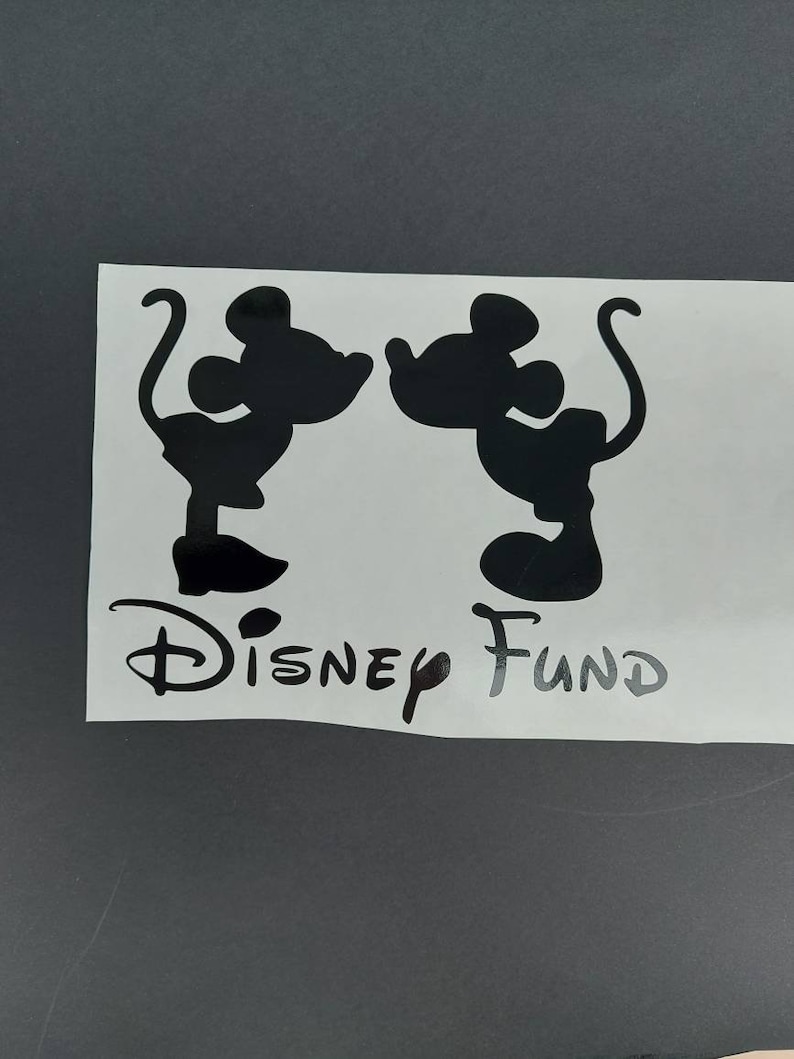 Disney Vinyl Decal Disney Fund - Etsy