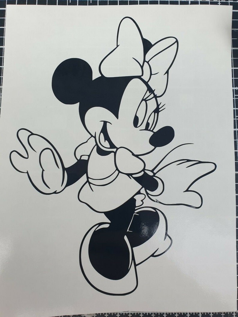 Disney Vinyl Decal Minnie Mouse - Etsy