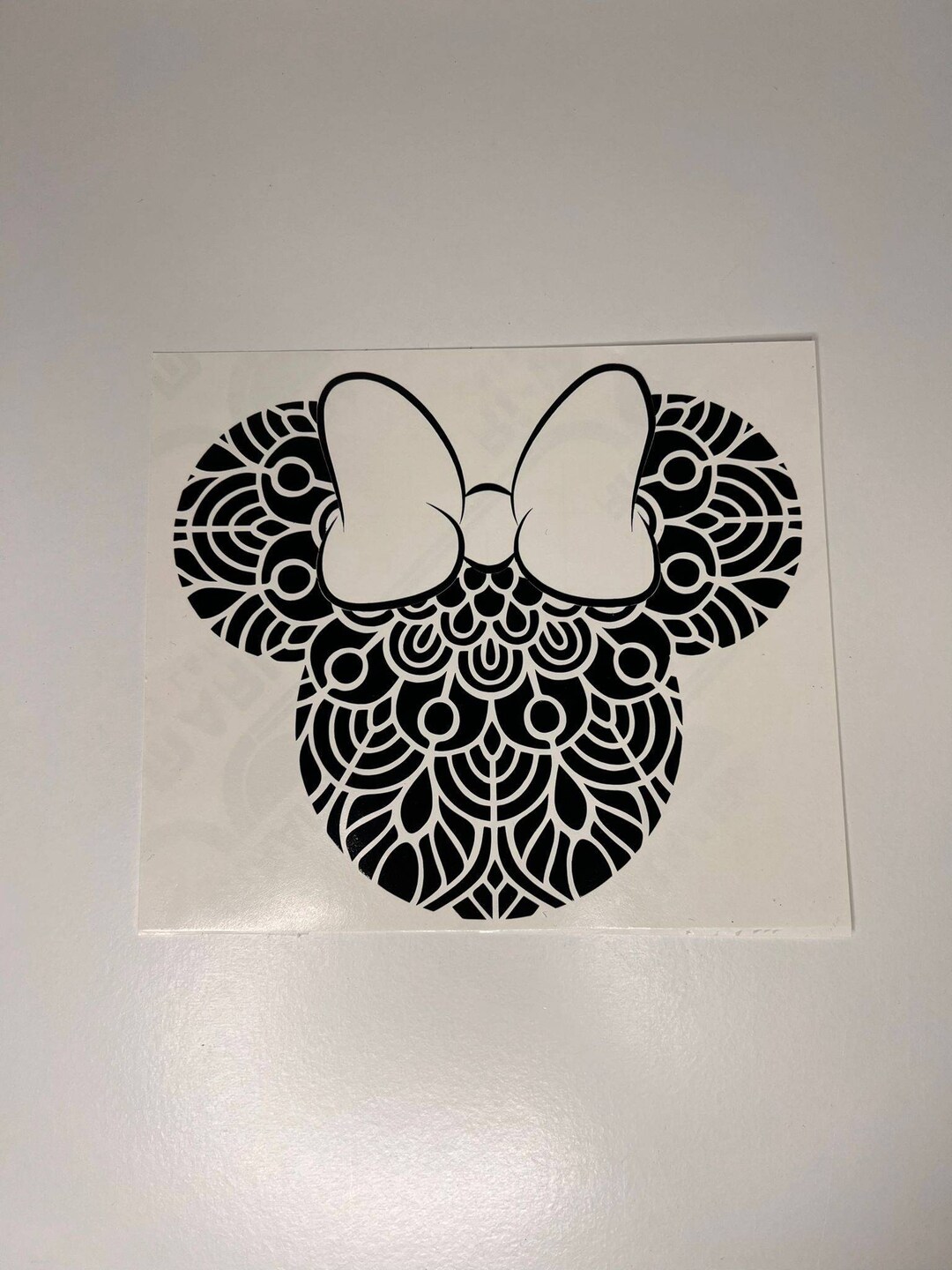 Disney Vinyl Decal Minnie Mouse Mandala - Etsy