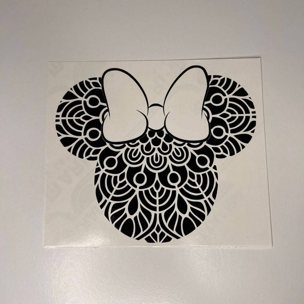 Mandala Minnie Svg - Etsy