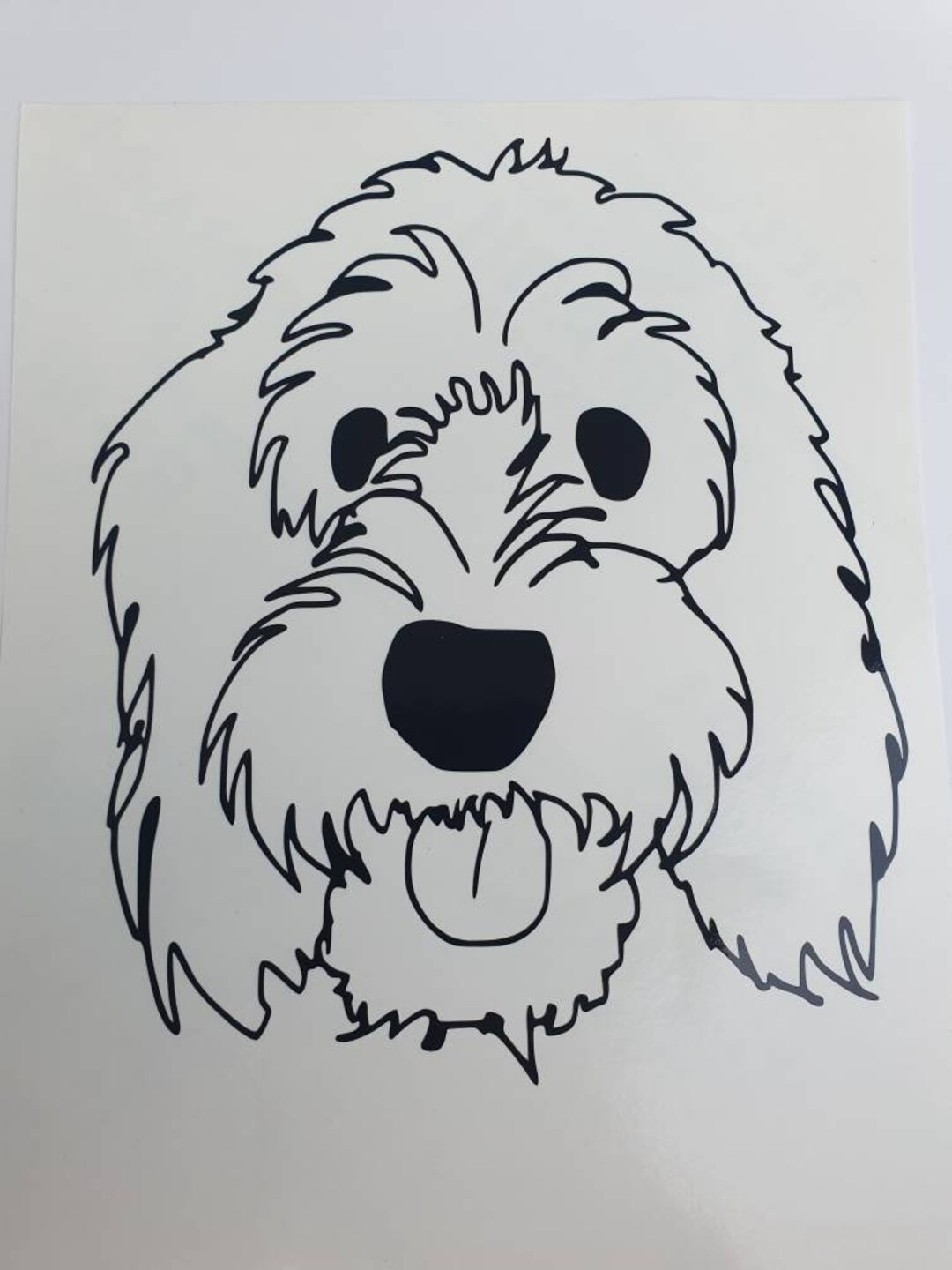 Vinyl Decal Cockapoo - Etsy