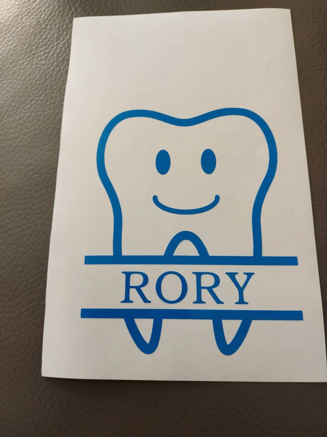 Vinyl Decal Personalised. Tooth Fairy. Blue - Etsy