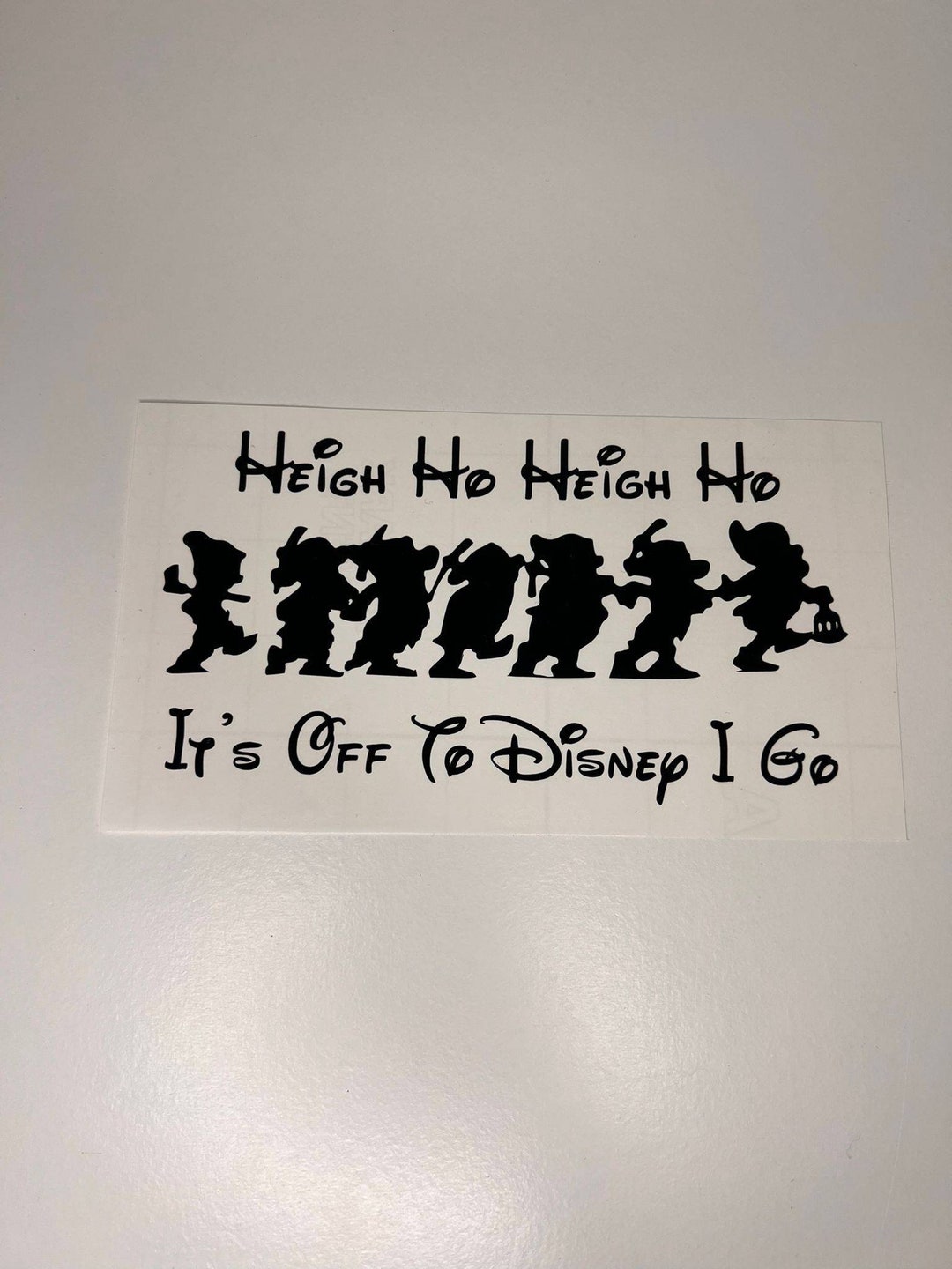 Disney Vinyl Decal Snow White and 7 Dwarfs - Etsy