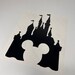 Disney Vinyl Decal Mickey Mouse Castle - Etsy