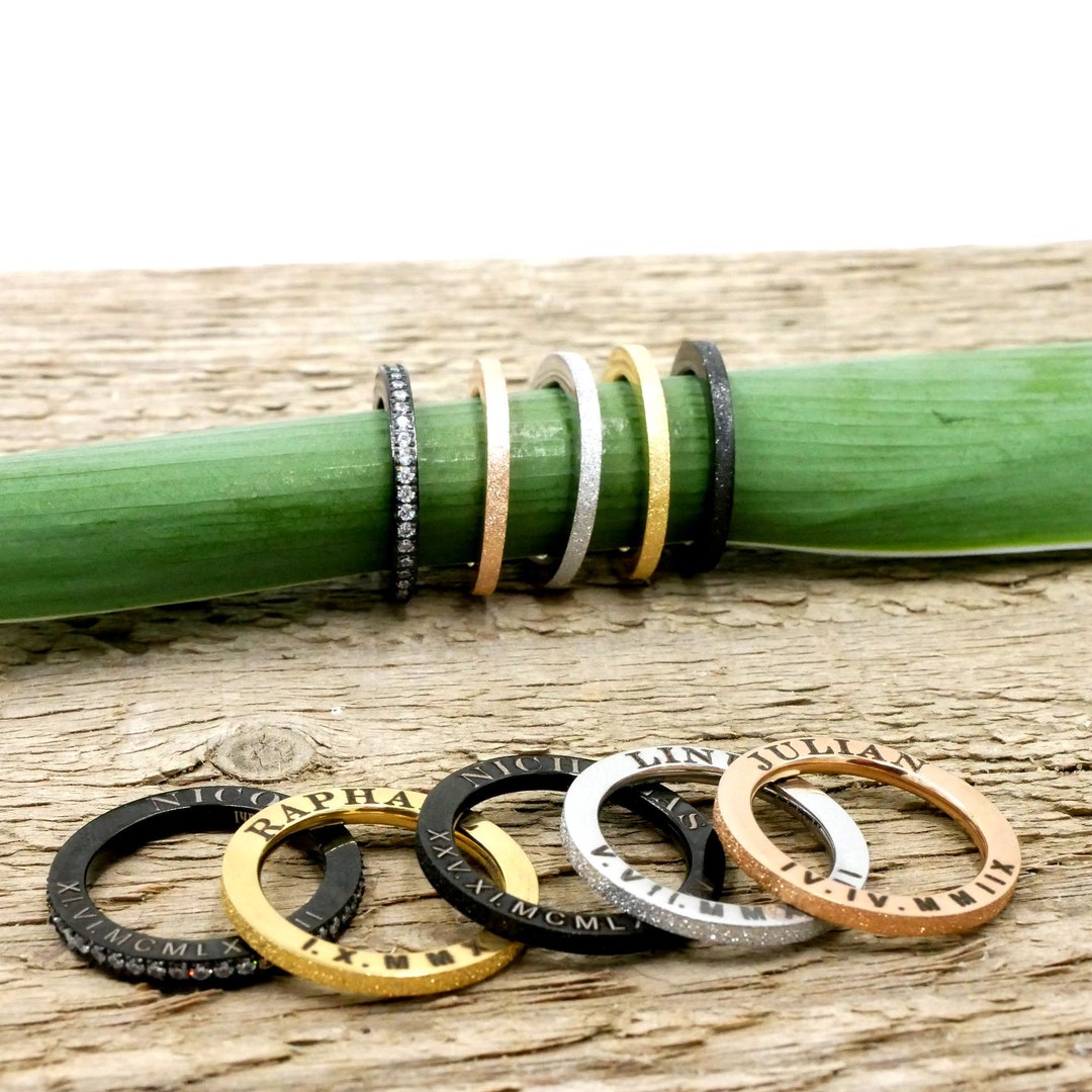 Stick Rings, Insert Rings, 1 Ring or up to 5 Rings Wearable, Slip Ring ...