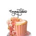 Congratulations, Cake Topper Custom Acrylic Cake Topper, Personalised ...