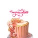 Congratulations, Cake Topper Custom Acrylic Cake Topper, Personalised ...