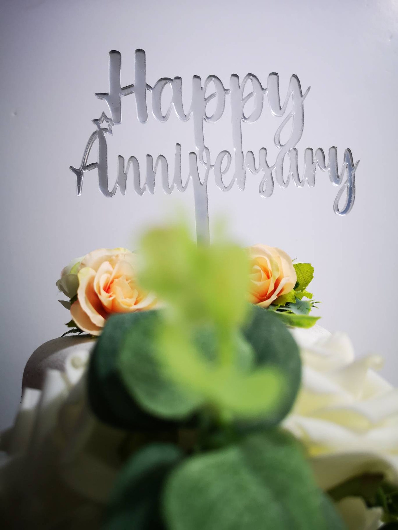 Happy Birthday Cake Topper Acrylic Party Decorations Any Etsy