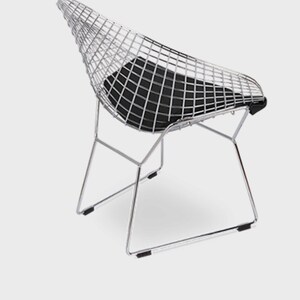 Midcentury Style Diamond Wire Chair - Etsy UK