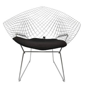 Midcentury Style Diamond Wire Chair - Etsy UK