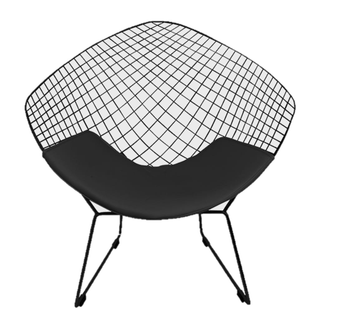 Midcentury Style Diamond Wire Chair - Etsy UK