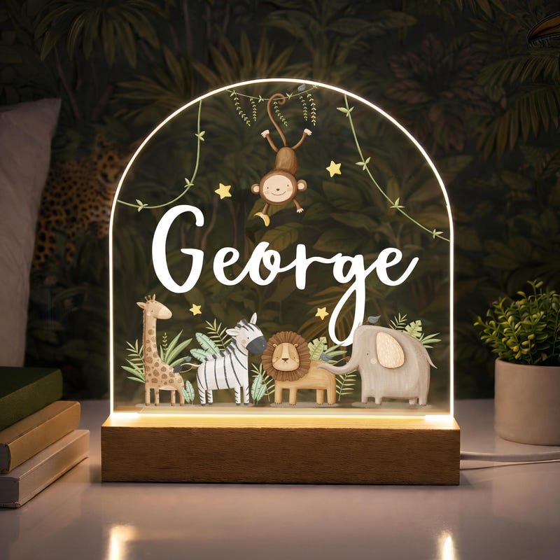 Jungle Kids Lamps - Etsy