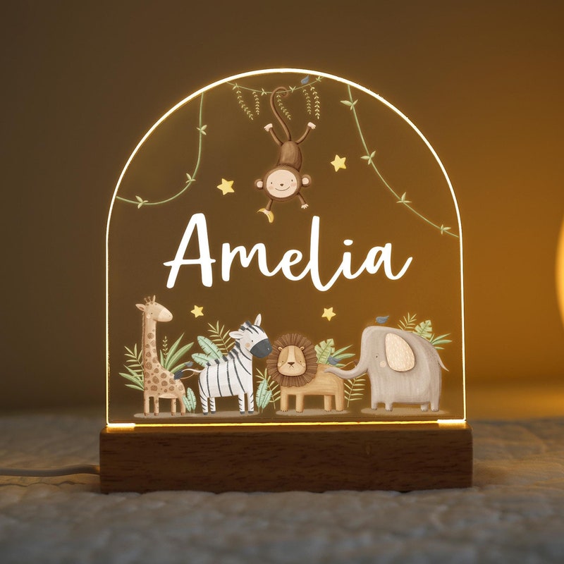 Safari Lights Baby - Etsy UK