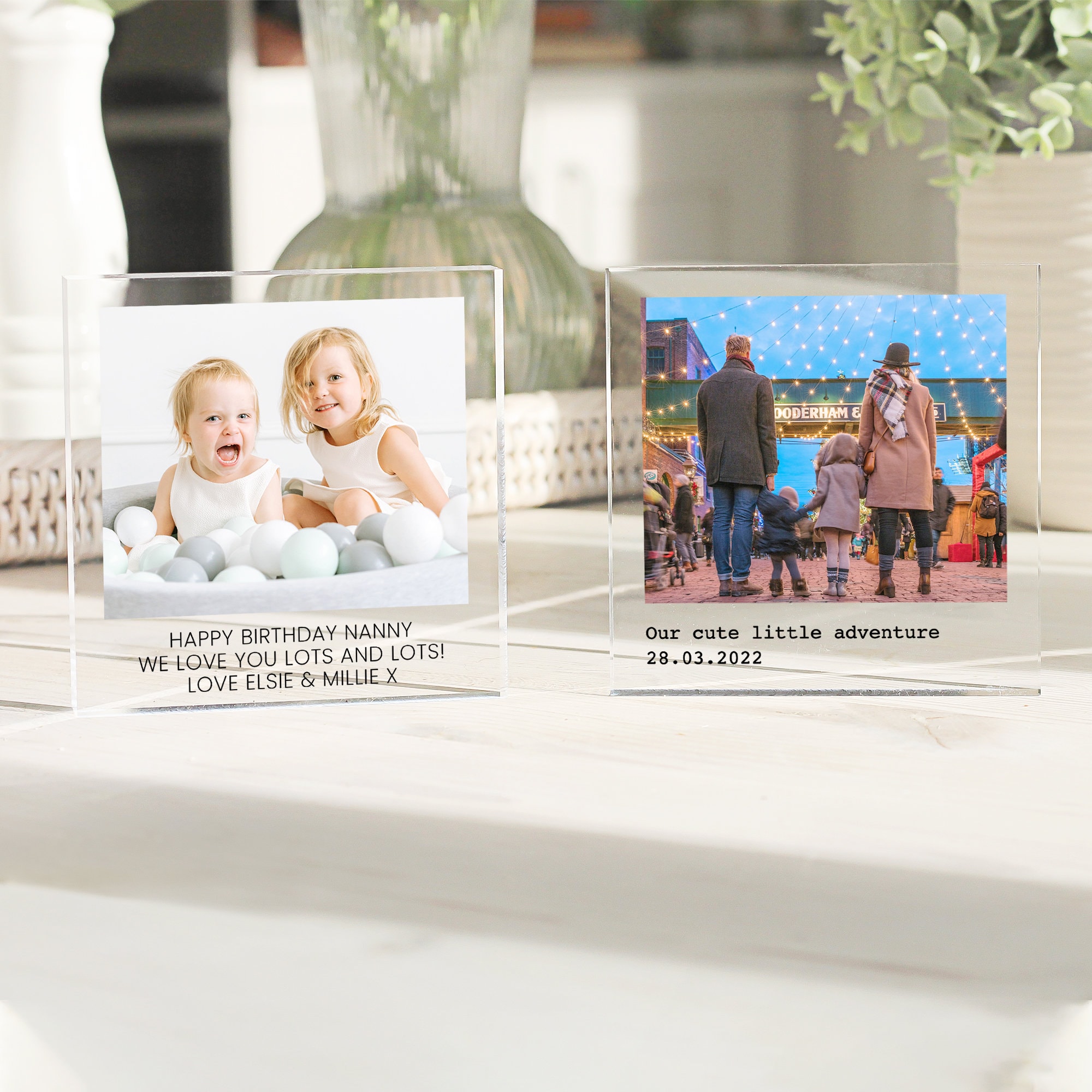 Personalised Photo Block Freestanding Photo Gift Custom - Etsy UK