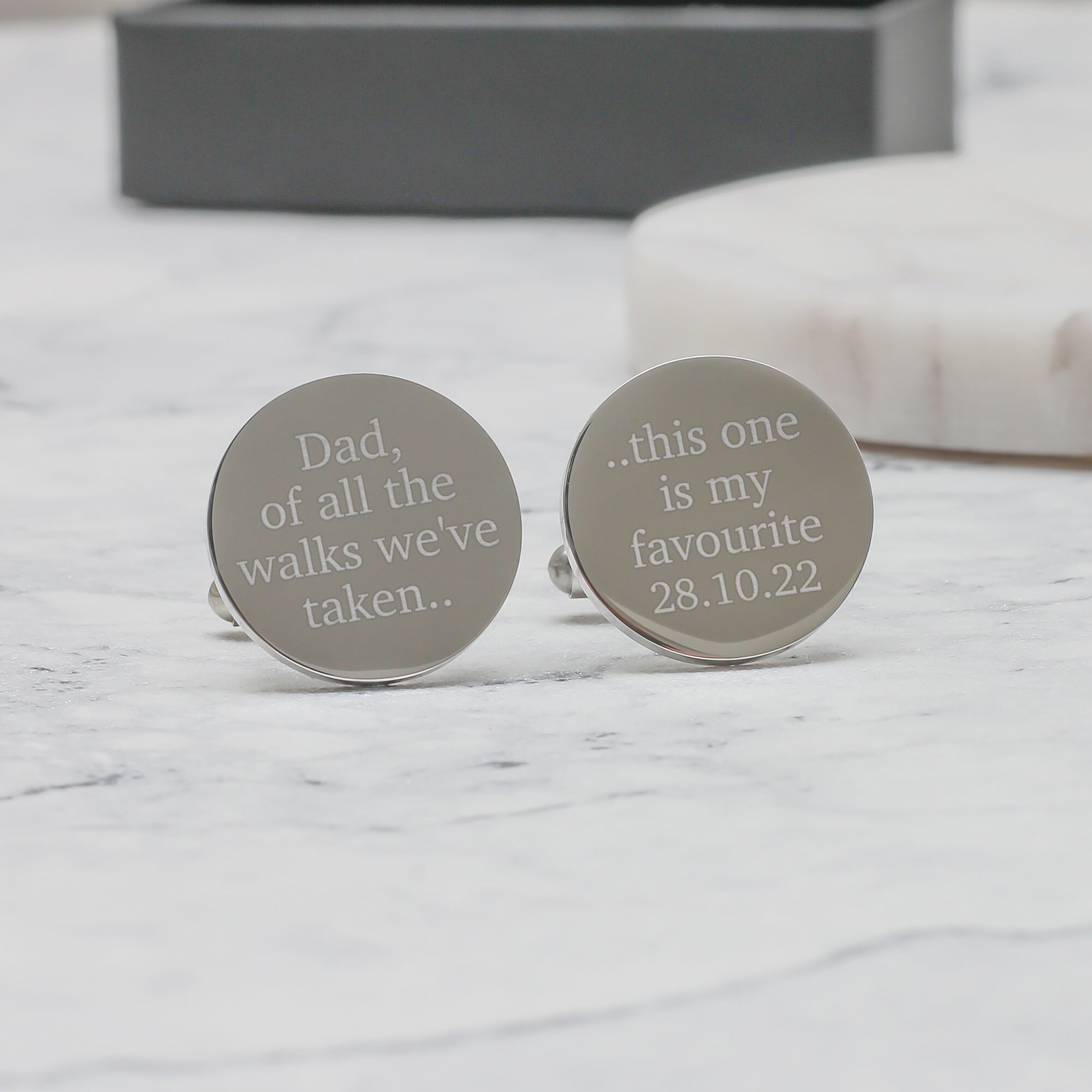 Personalised Engraved Cufflinks Your Custom Cufflinks Design - Etsy UK
