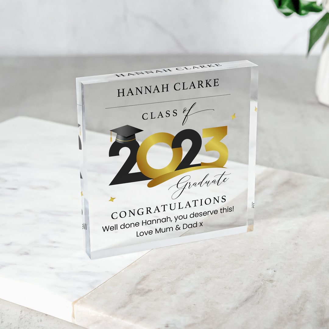 Personalised Graduation Gift, Gradation Plaque, Well Done Gift ...