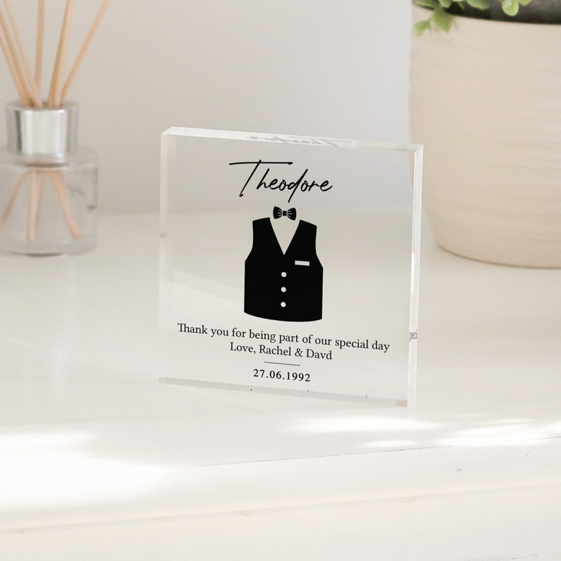 Groomsman Gift, Gift for Page Boy, Best Man Gift, Thank You Wedding ...