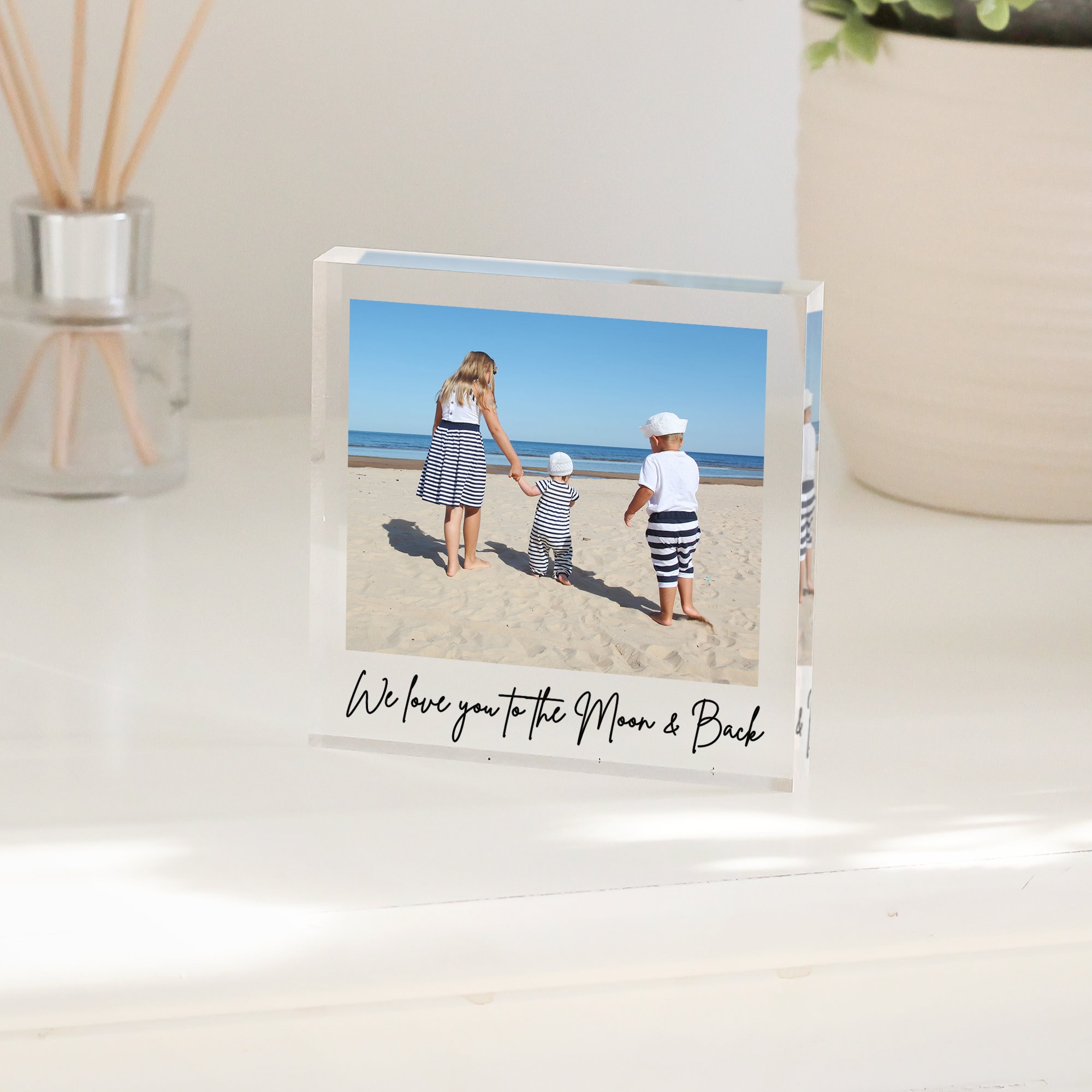 Personalised Photo Block Freestanding Photo Gift Custom - Etsy