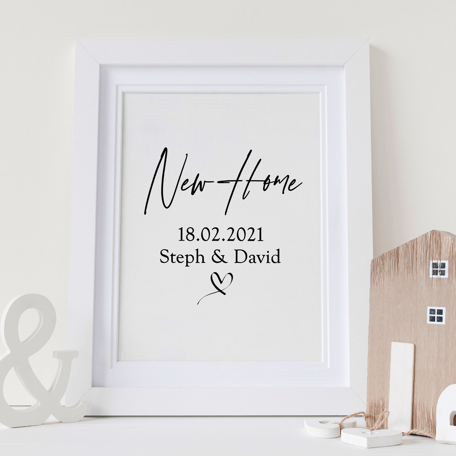 Personalised First Home Print First Home Gift Home Wall Art - Etsy UK