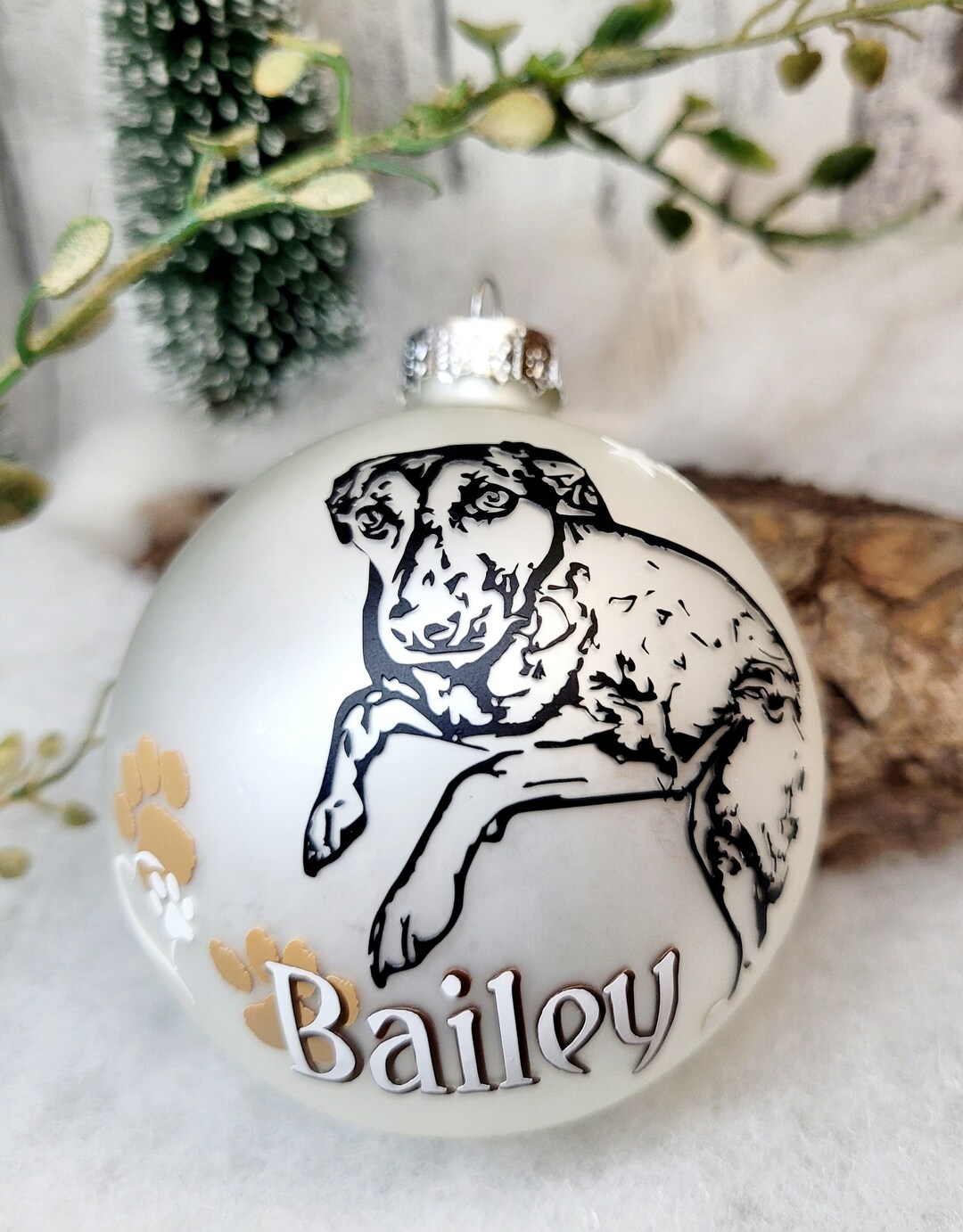 Christmas Bauble From Photo DOGS and CATS + YOUR Personal Unique Gift ...