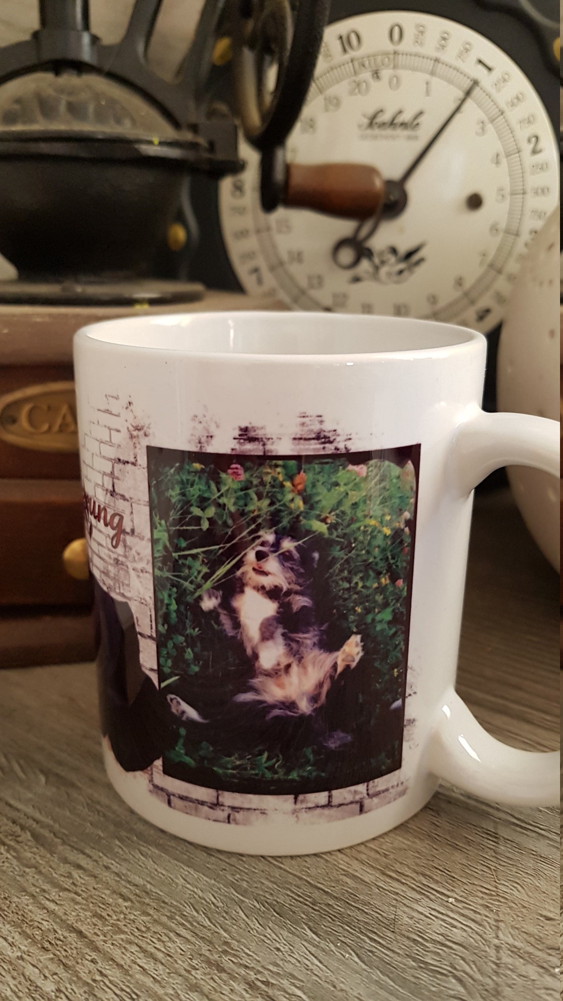 Mug in memory of loved ones with your dedication your photo | Etsy