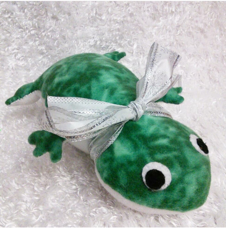 Lizard Plushie Pattern (easy First Project, Cute Plush Stuffed Animal ...