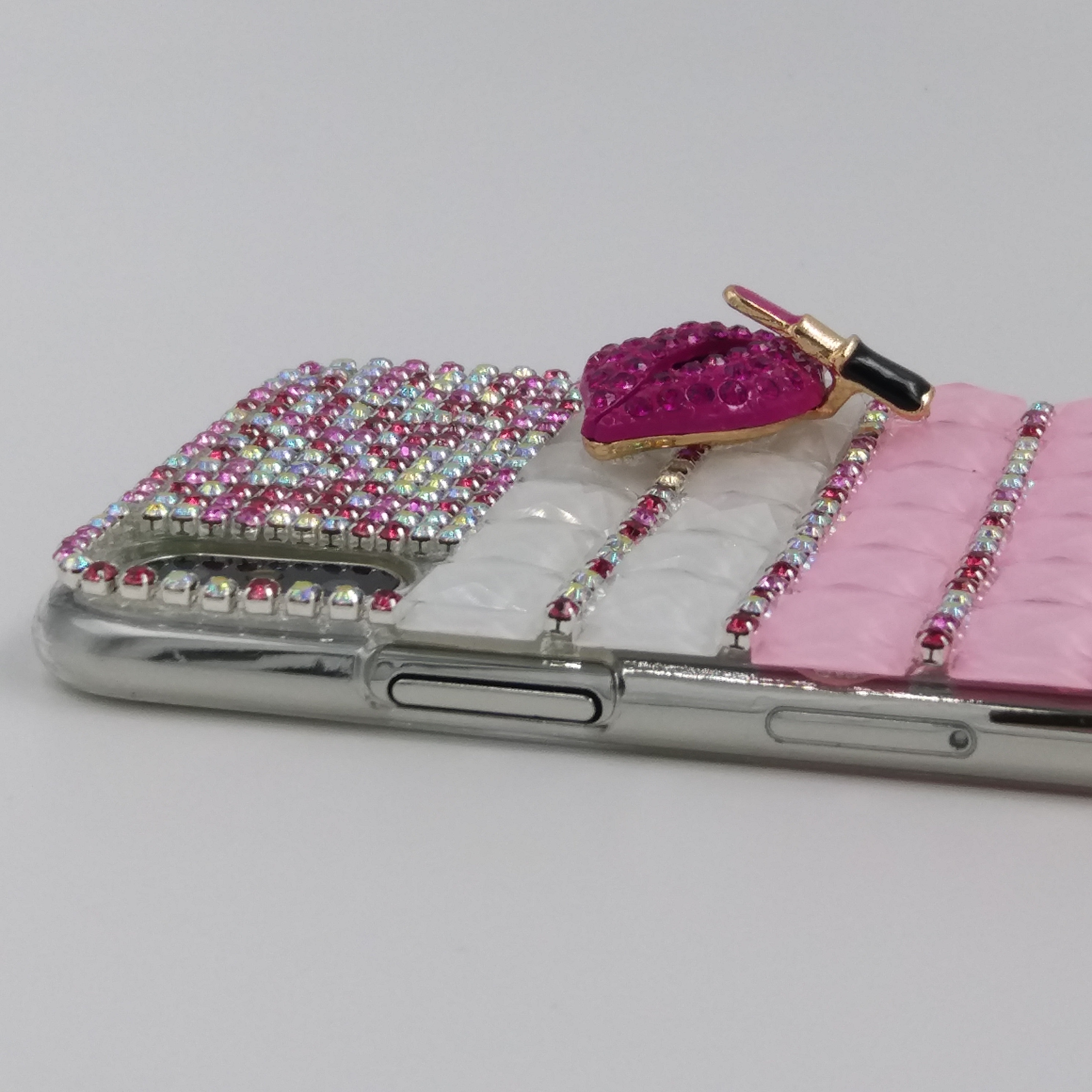 Bling Handmade Rhinestone Jewelled Crystals Diamond Clear Case | Etsy