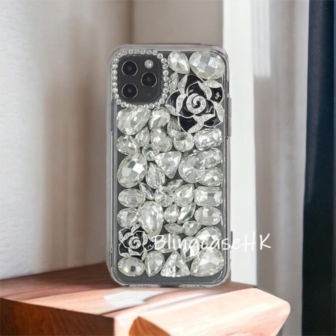 Bling Rhinestone Jewelled Crystal Diamond Clear Case for iPhone SE 7 8 ...