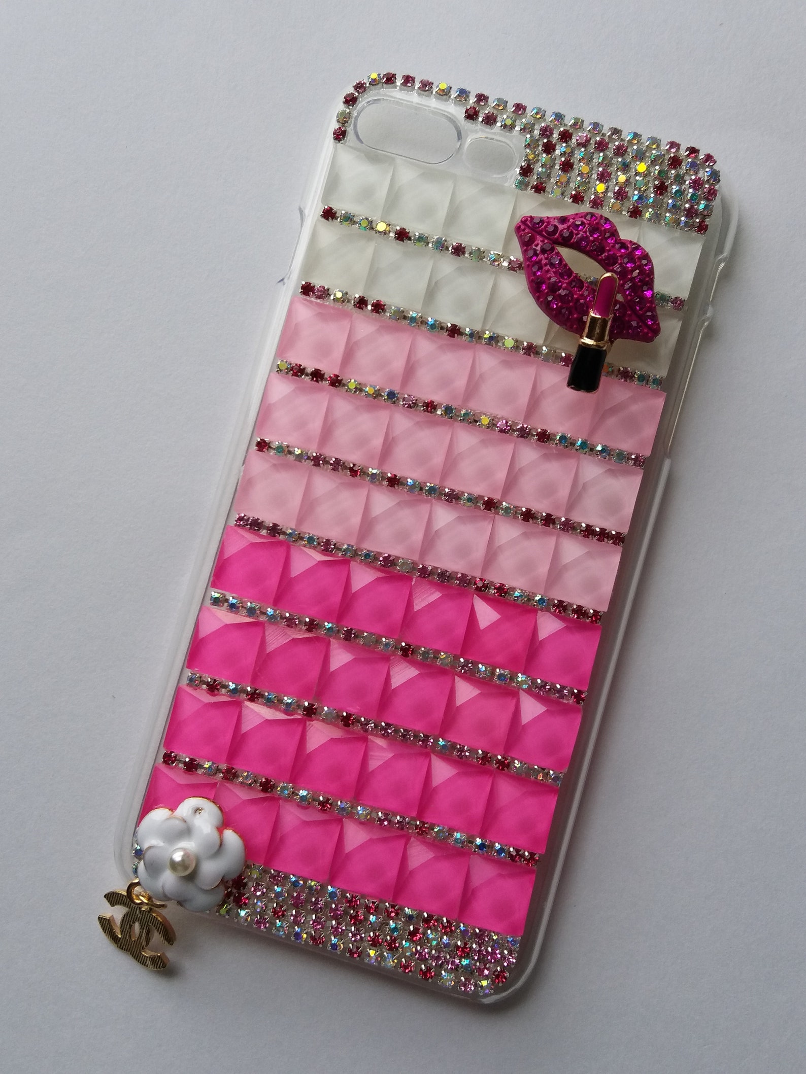 Bling Handmade Rhinestone Jewelled Crystals Diamond Clear Case | Etsy