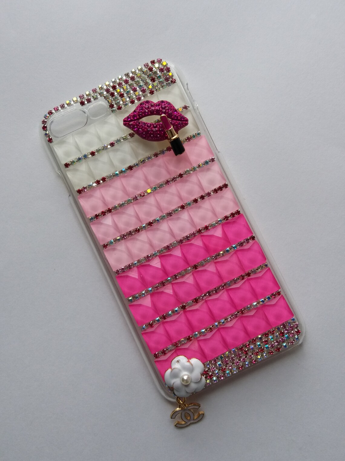 Bling Handmade Rhinestone Jewelled Crystals Diamond Clear Case | Etsy