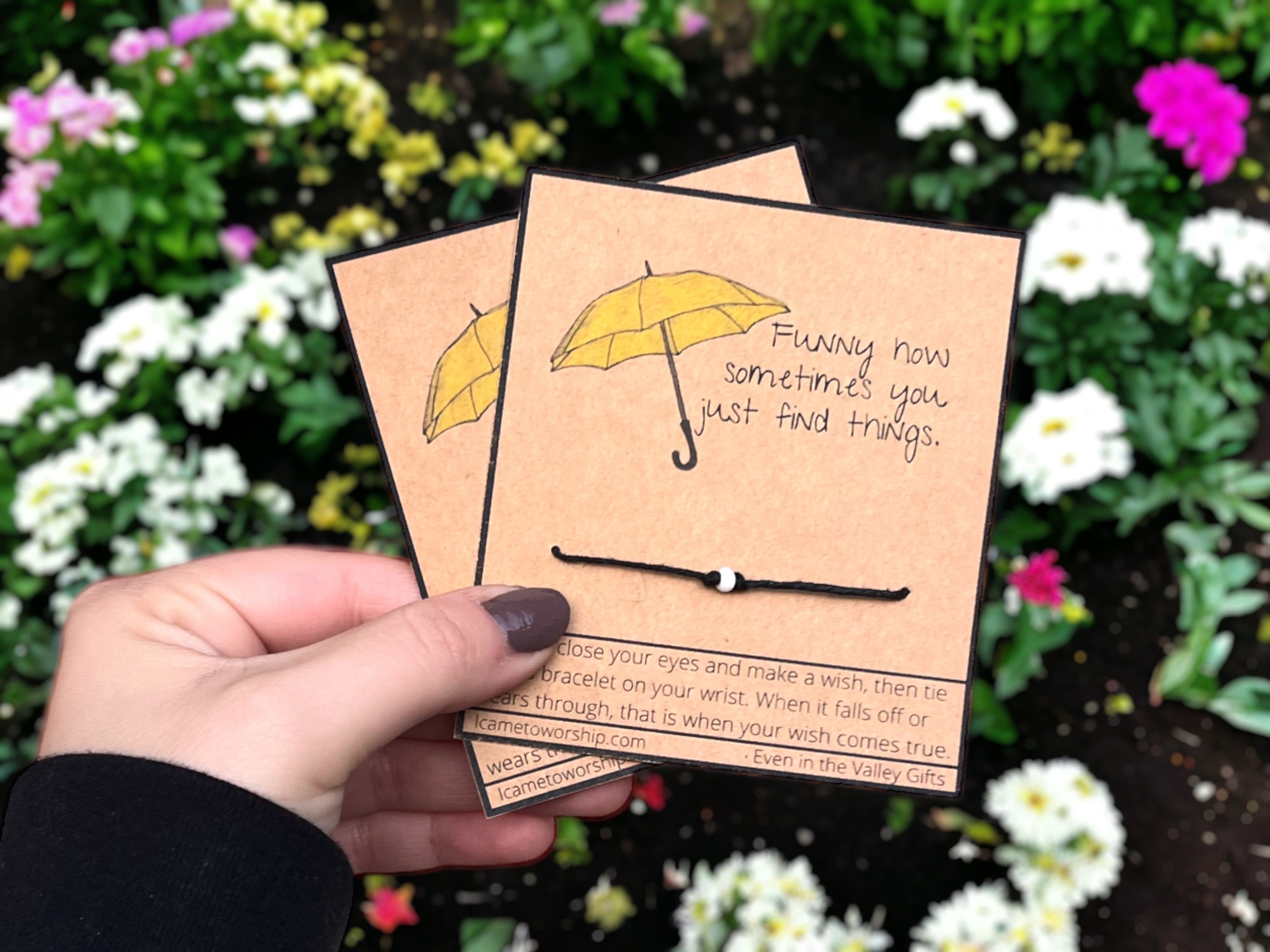 How I Met Your Mother / Funny How Sometimes You Just Find Things /HIMYM Handmade Wish Bracelet W ...