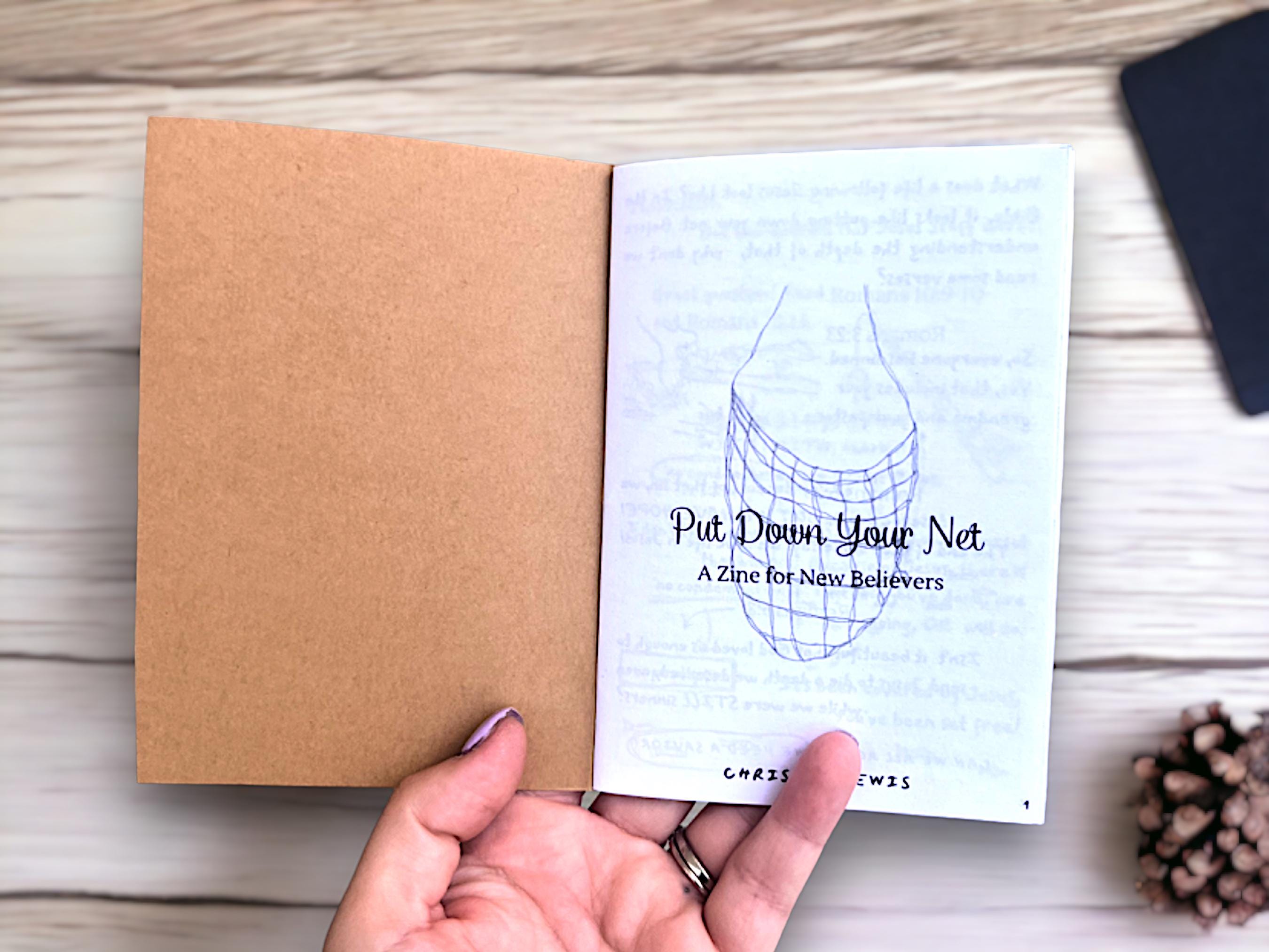 New Believer Christian Zine / Put Down Your Net / Jesus / Mini Book ...