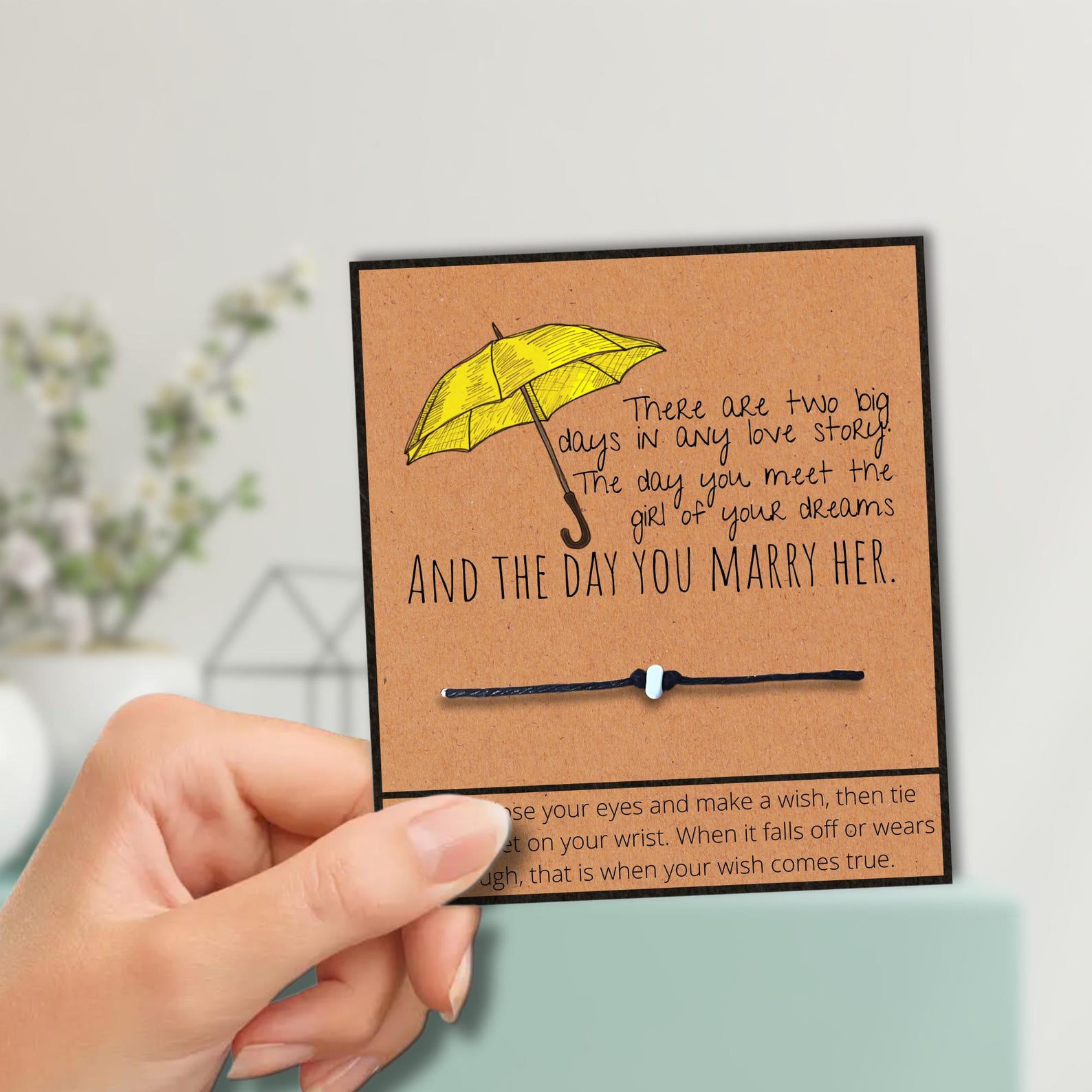 How I Met Your Mother / Two Big Days / Girl of Your Dreams / HIMYM Handmade Wish Bracelet With ...