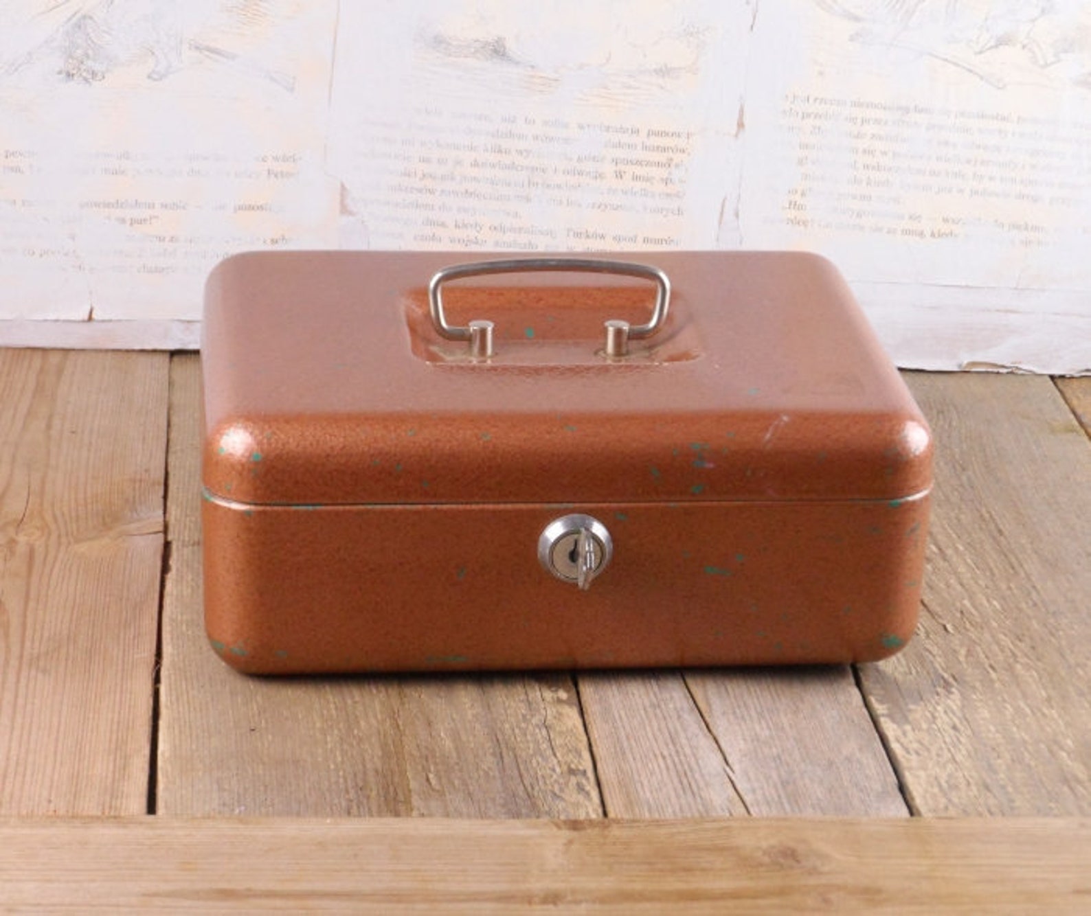 Old Money Box Money Safe Metal Box Metal Case Lockable | Etsy UK