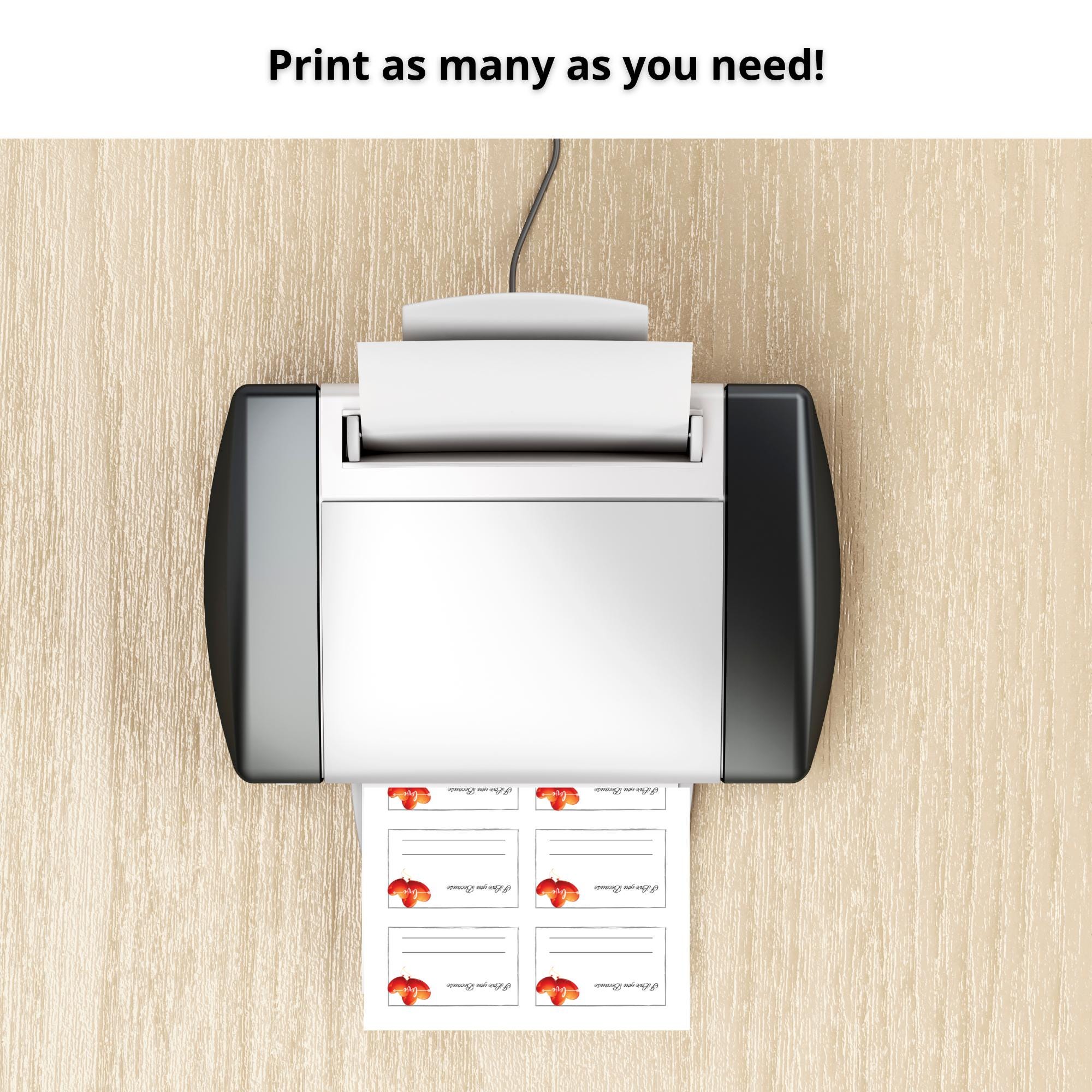 Printable Blank I Love You Because Cards, Fill in I Love You Cards ...