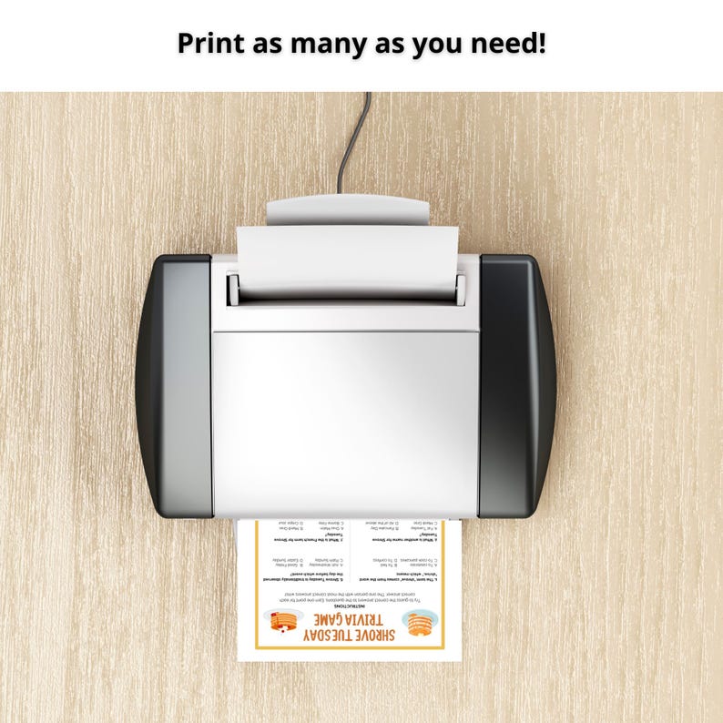 Shrove Tuesday Trivia Game, Pancake Day Quiz, Printable Pancake Day ...