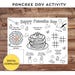 Shrove Tuesday Activity Sheet, Pancake Day Activity Placemat, Kids ...