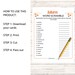 Autumn Word Scramble Printable Game, Fall Word Scramble, September ...