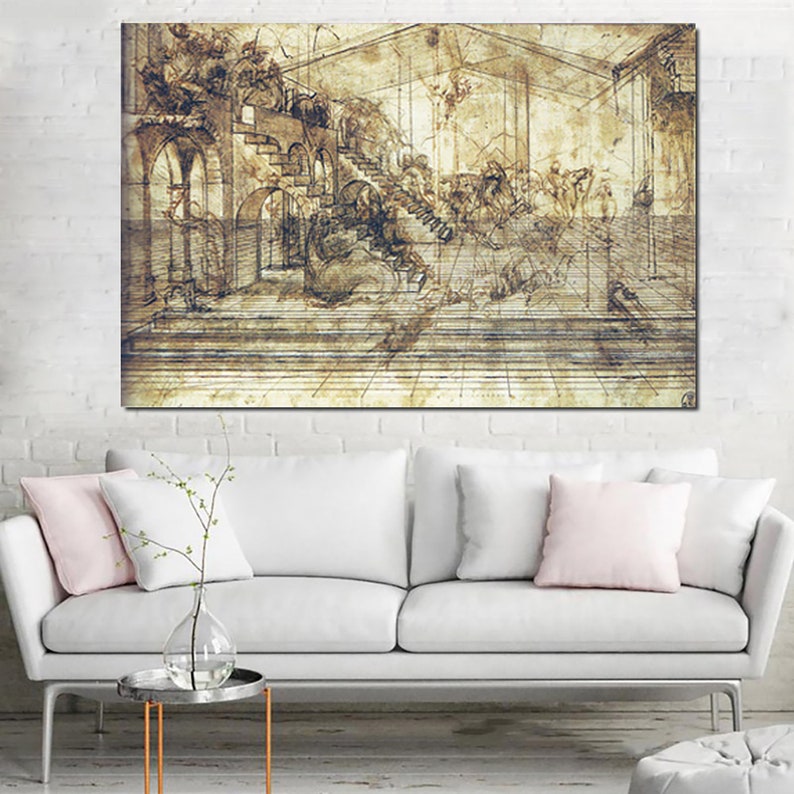 Leonardo Da Vinci 4 Pictures, Da Vinci Poster, Da Vinci Print ...