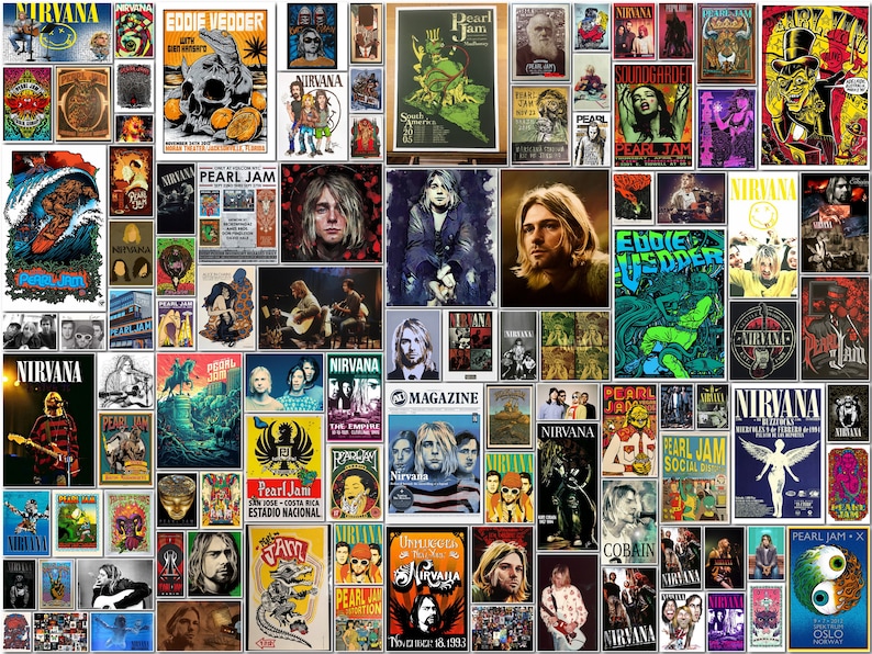 737PCS Grunge Poster, Grunge Room Decor, Grunge Wall Art, Grunge ...