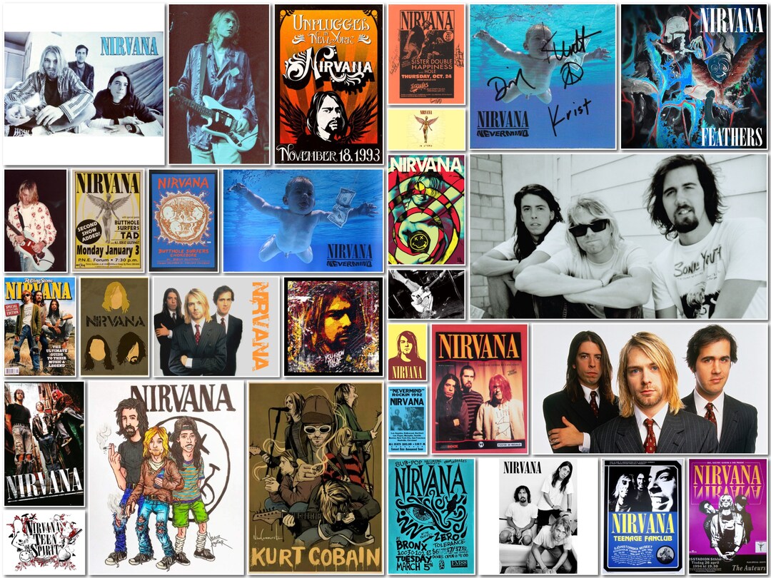 190PCS Grunge Poster Band Poster Set Custom Wall Collage - Etsy