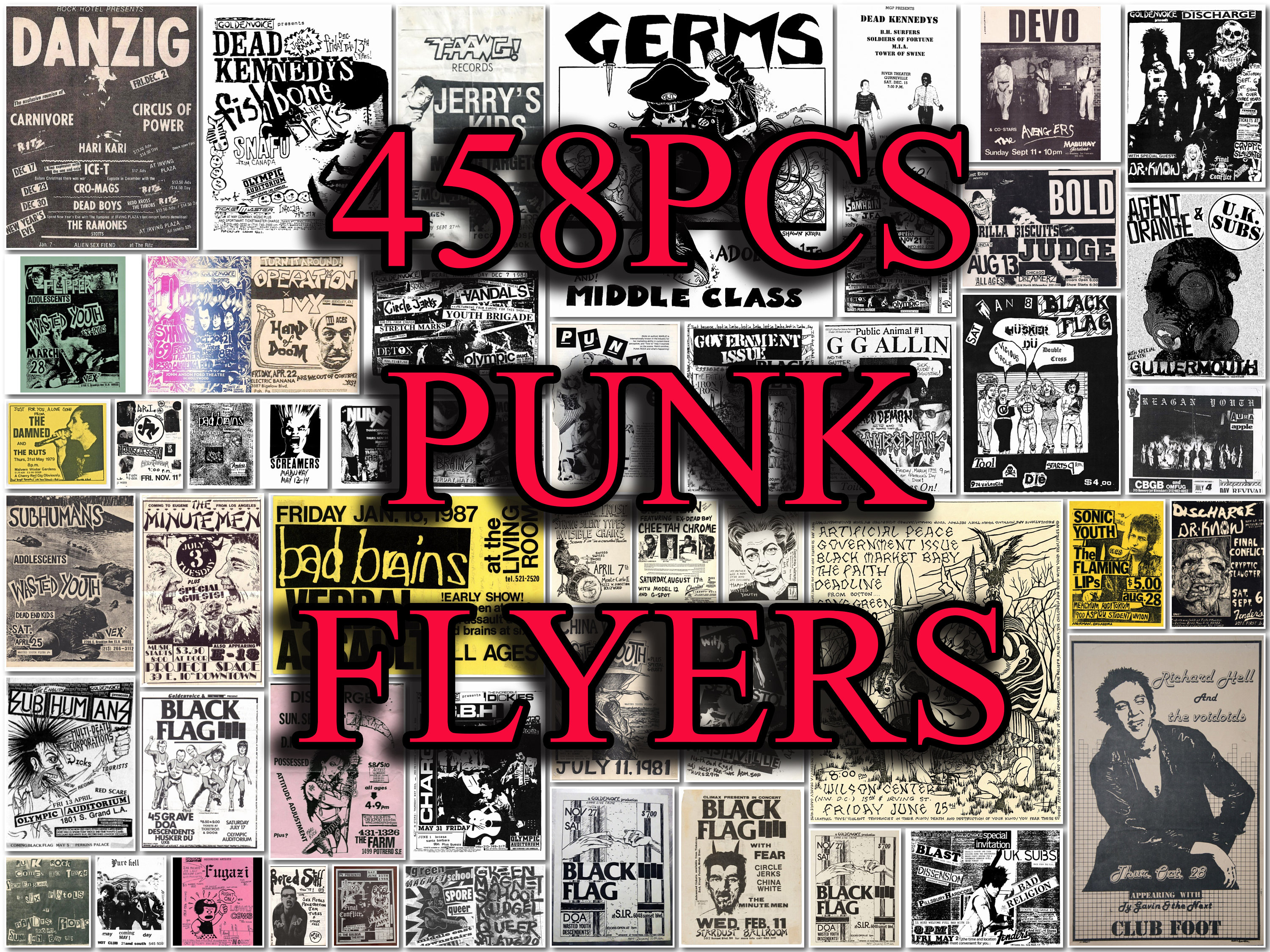 Punk Show Flyers