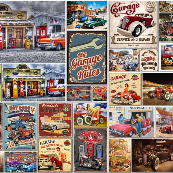 Garage Art - Etsy