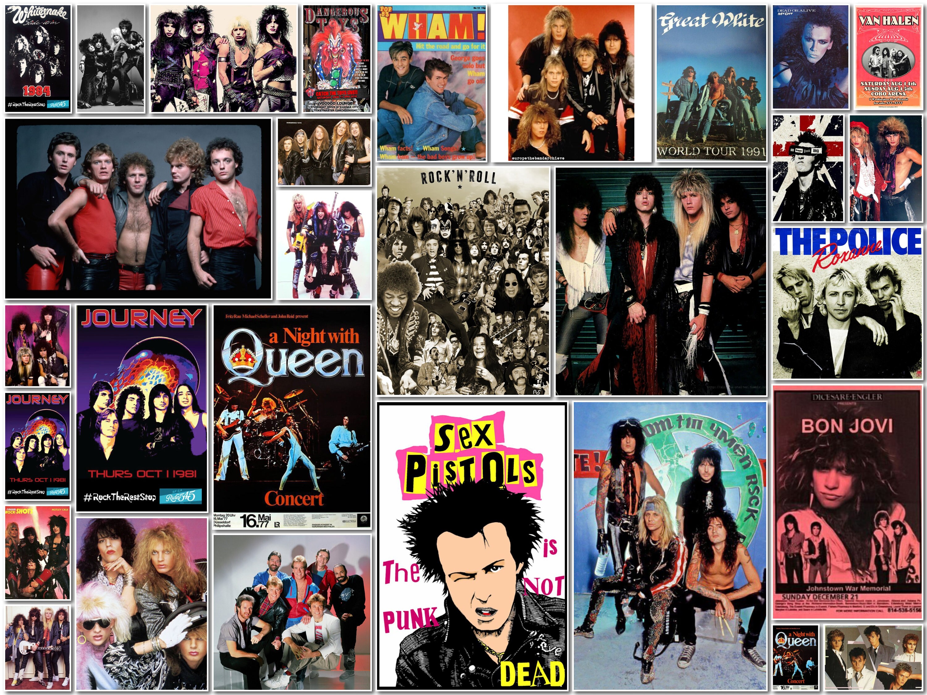 265PCS 80s Poster Band Poster Grunge Poster Rock Poster - Etsy